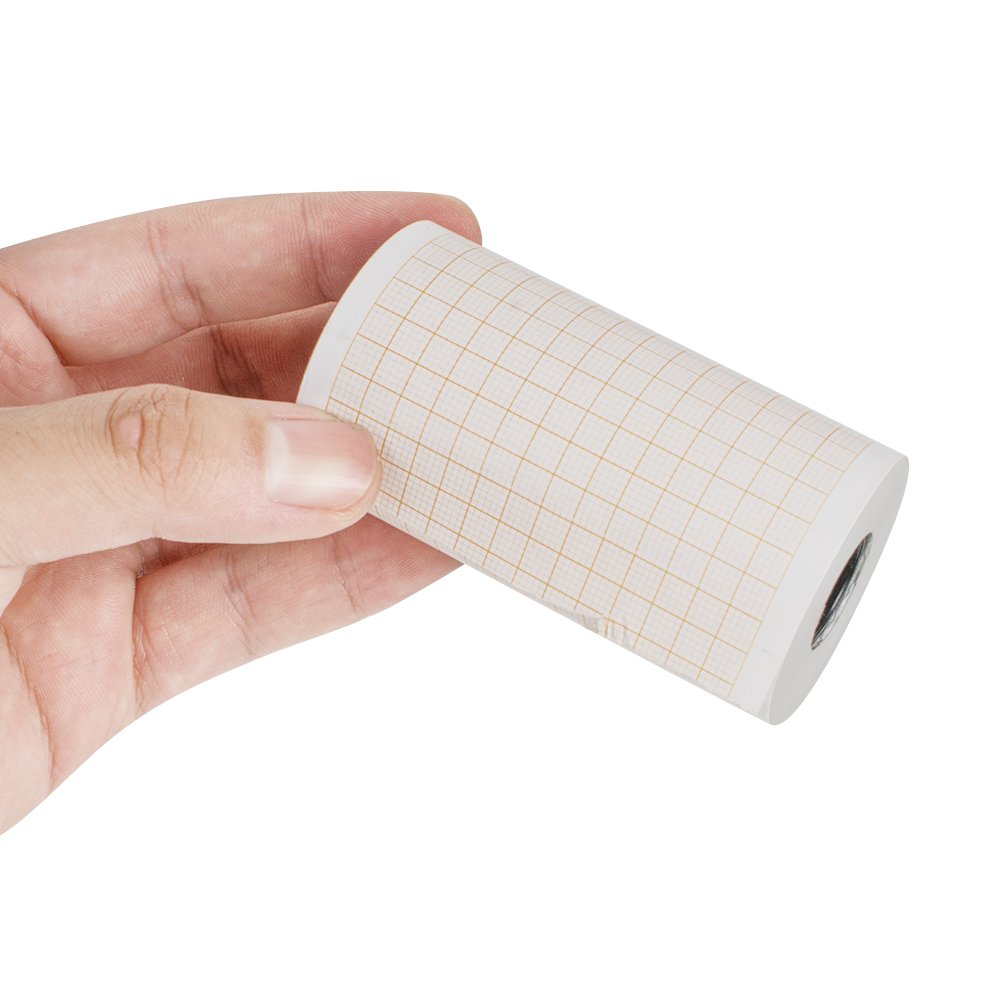 Denshine 4 Rolls Thermal Recorder Paper, Printer Paper for ECG EKG Machine/Electrocardiograph (3 channel 80mmx20m)