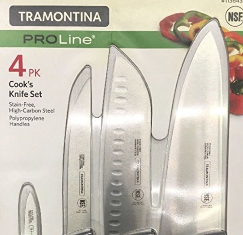 Tramontina ProLine 4 Pk Cook's Knife Set