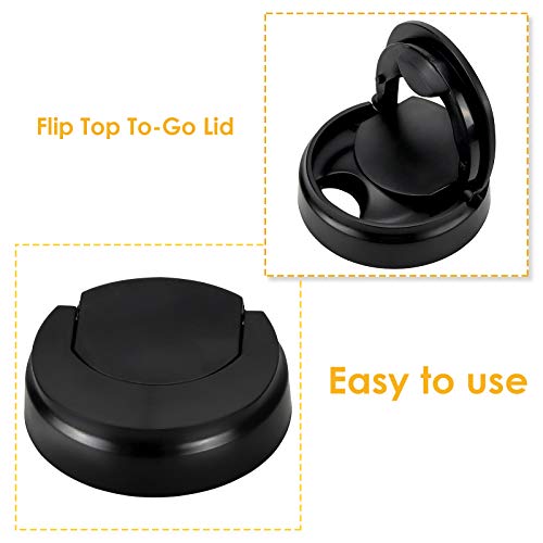 Beaquicy 22 OZ Tall Mug Cup with Flip Top - Replacement Part for 250W Blender Juicer - Suitable for Magic-Bullet Blenders MB1001 MBR-1701