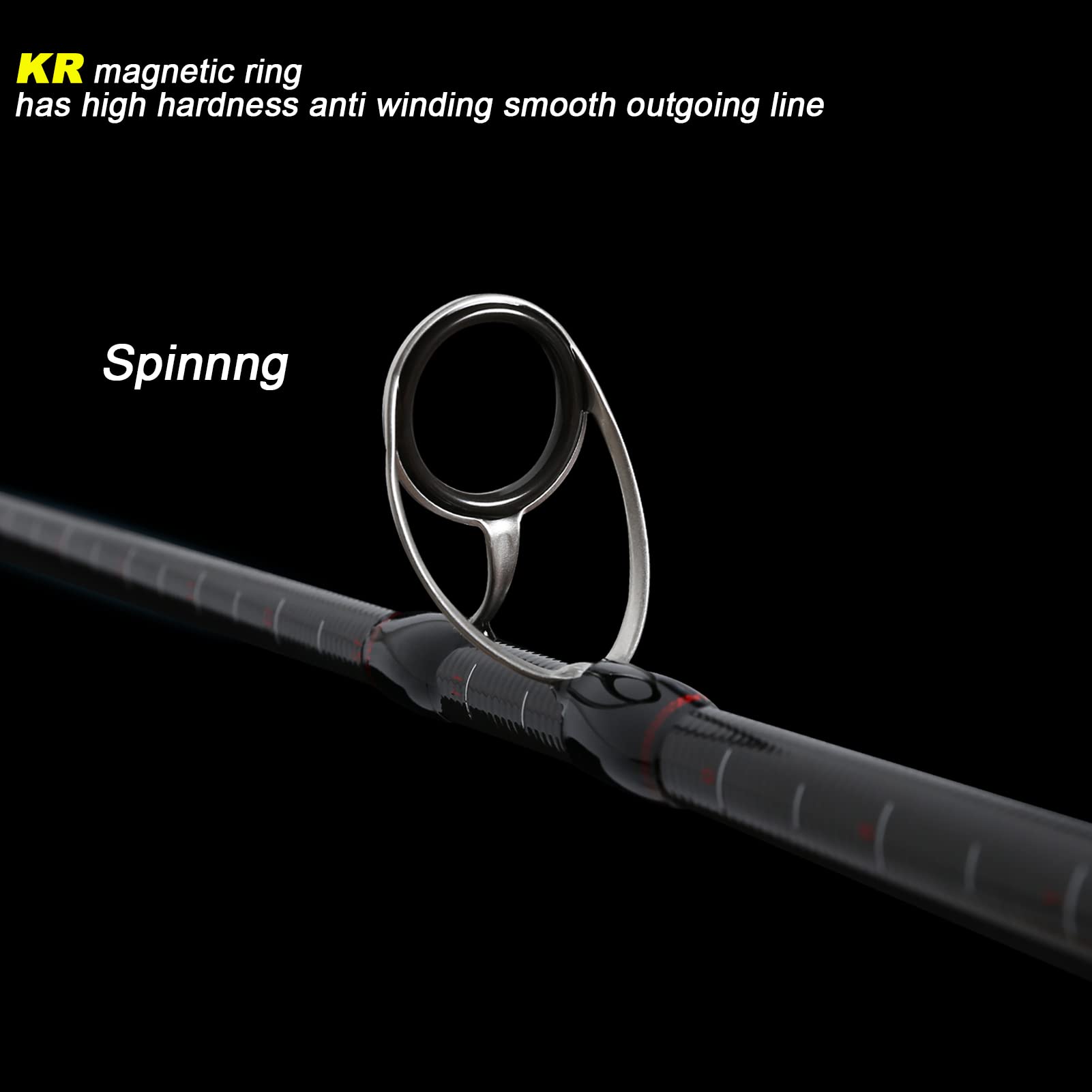BUDEFO Travel Portable Baitcasting Fishing Rods Spinning and Casting Rod 24 Ton Carbon 6ft-11ft 3Pc and 4Pc Fishing Pole