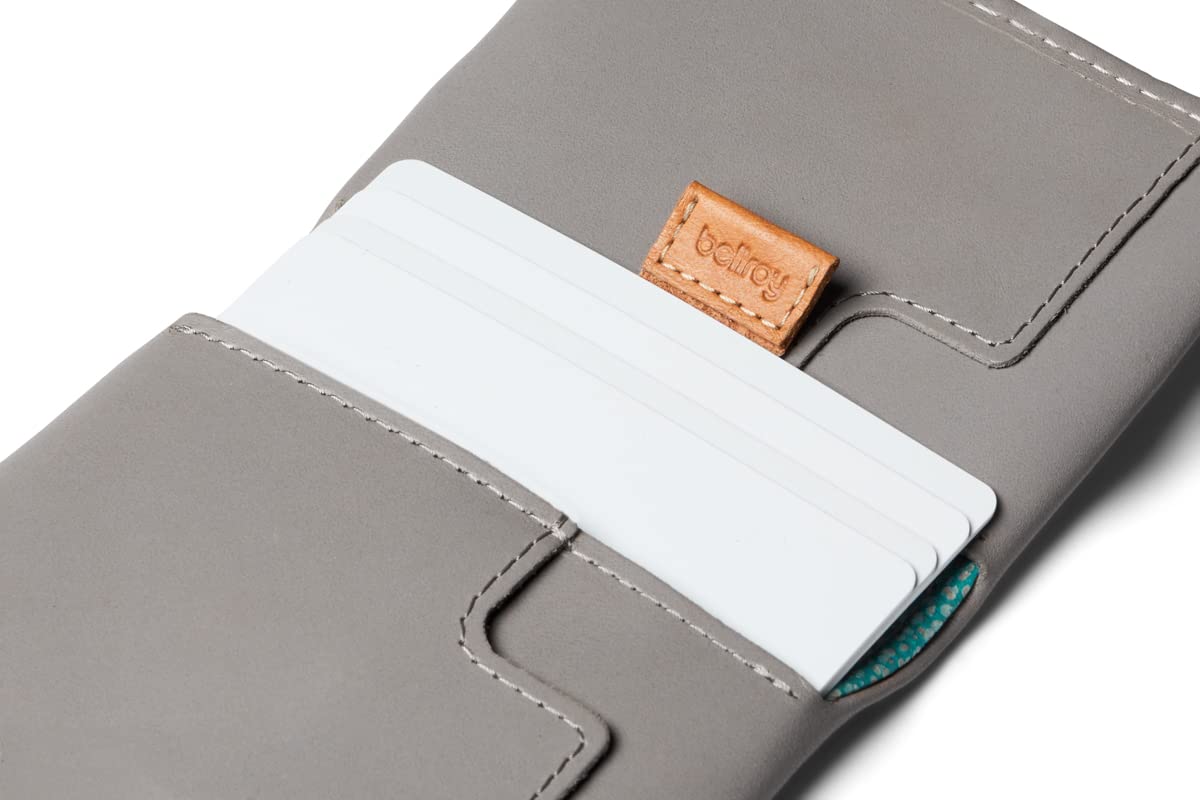 Bellroy Slim Sleeve (Slim Leather Bifold Wallet) - Grey Lagoon