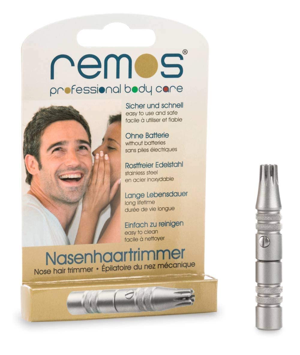 remos stainless steel nose hair trimmer
