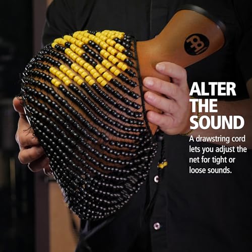 Meinl Percussion Shekere Gourd Instrument with Adjustable Beaded Net β NOT Made in China β Premium Fiberglass, 2-Year Warranty (SHR-BR)