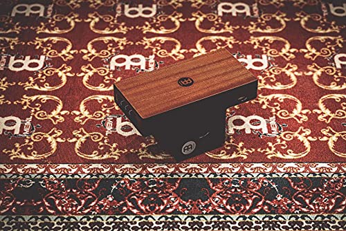 Meinl Pickup Slaptop Cajon Box Drum with Internal Snares and Forward Projecting Sound Ports - NOT MADE IN CHINA - Mahogany Playing Surface, 2-YEAR WARRANTY (PTOPCAJ4MH-M)