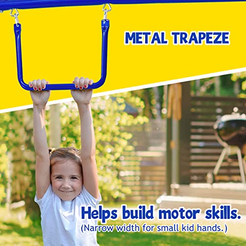 SMkidsport Swing Set 5 in 1 Playground Set for Kids Outdoor Backyard