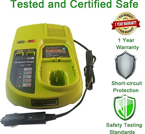 P131 One+ Portable Dual Chemistry Lithium Ion or NiCad Vehicle Charger