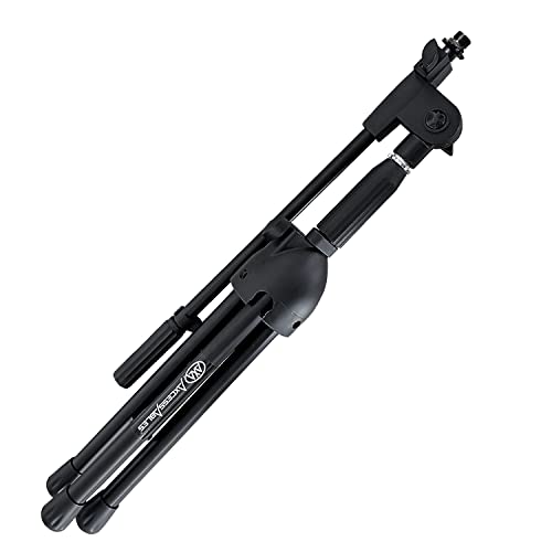 AxcessAbles Short Microphone Stand with Boom Arm | Low Profile Mic Tripod Stand for Kick Drums | Guitar Amp Stand | Low-Pro Mike Stand (MS-101L)