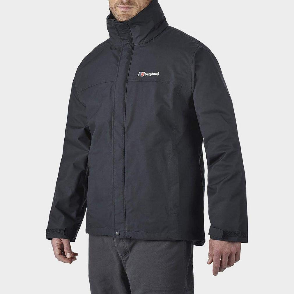 Berghaus Men's RG Alpha Waterproof Jacket, Black, X-Large
