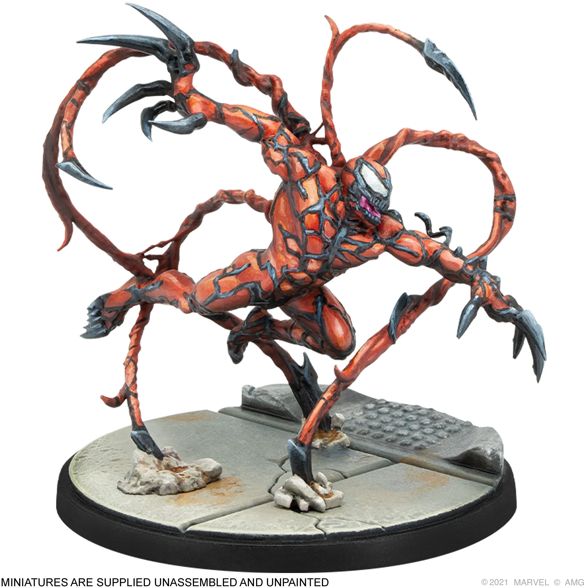 Marvel: Crisis Protocol Carnage and Mysterio Character Pack - Unleash Chaos and Illusions! Tabletop Superhero Game, Ages 14+, 2 Players, 90 Minute Playtime, Made by Atomic Mass Games