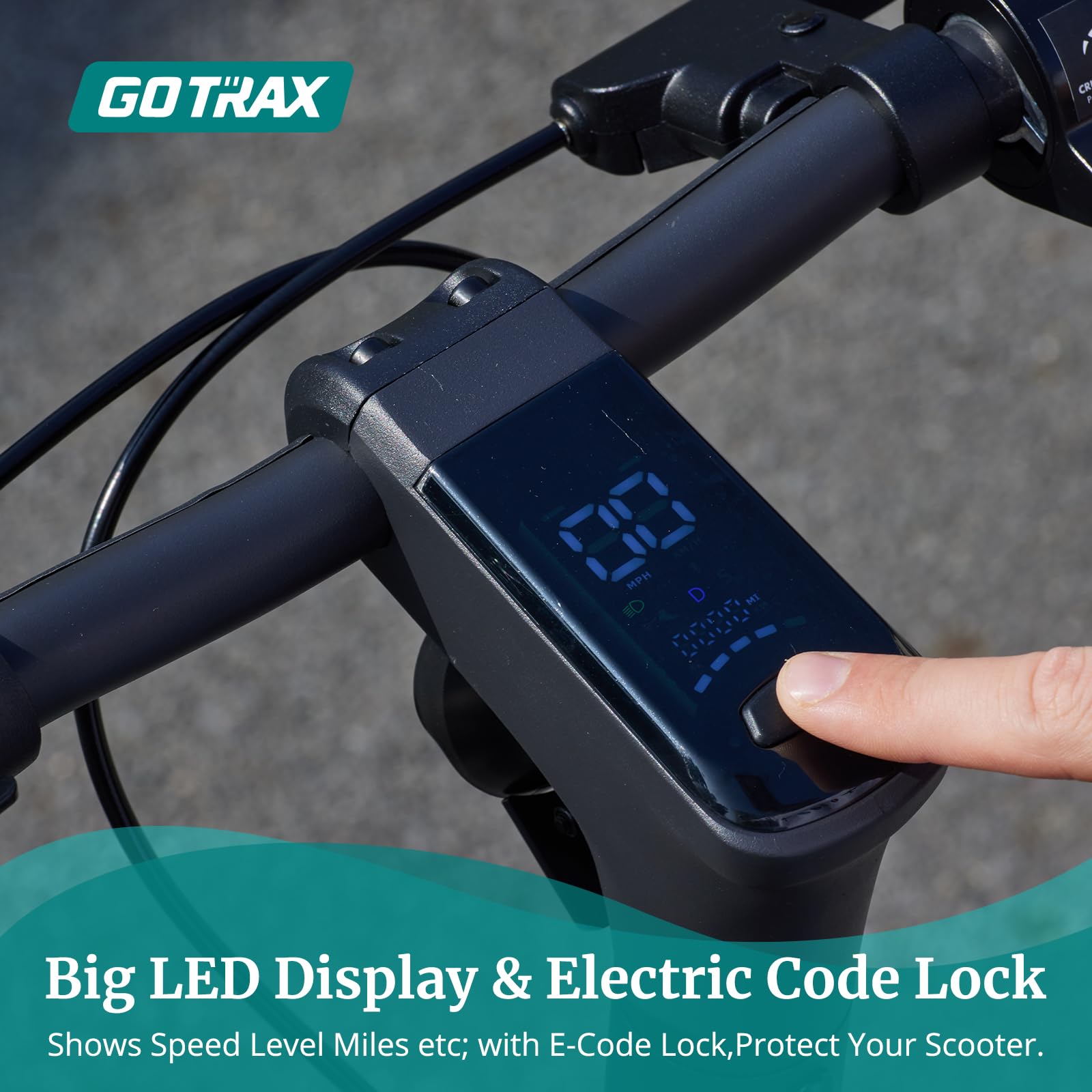 Gotrax G MAX Electric Scooter, Max 42 Mile, 10" Pneumatic Tire, 20Mph by 500W Motor, Double Anti-Theft Lock, Bright Headlight and Taillight, with Cruise Control, Foldable Electric Scooter for Adult