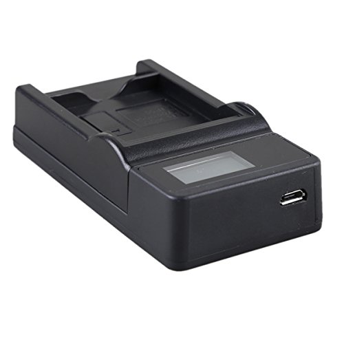 LCD Micro USB Battery Charger for Samsung SCL901 SCL903 SCL906 SCL907 Hi8 Camcorder