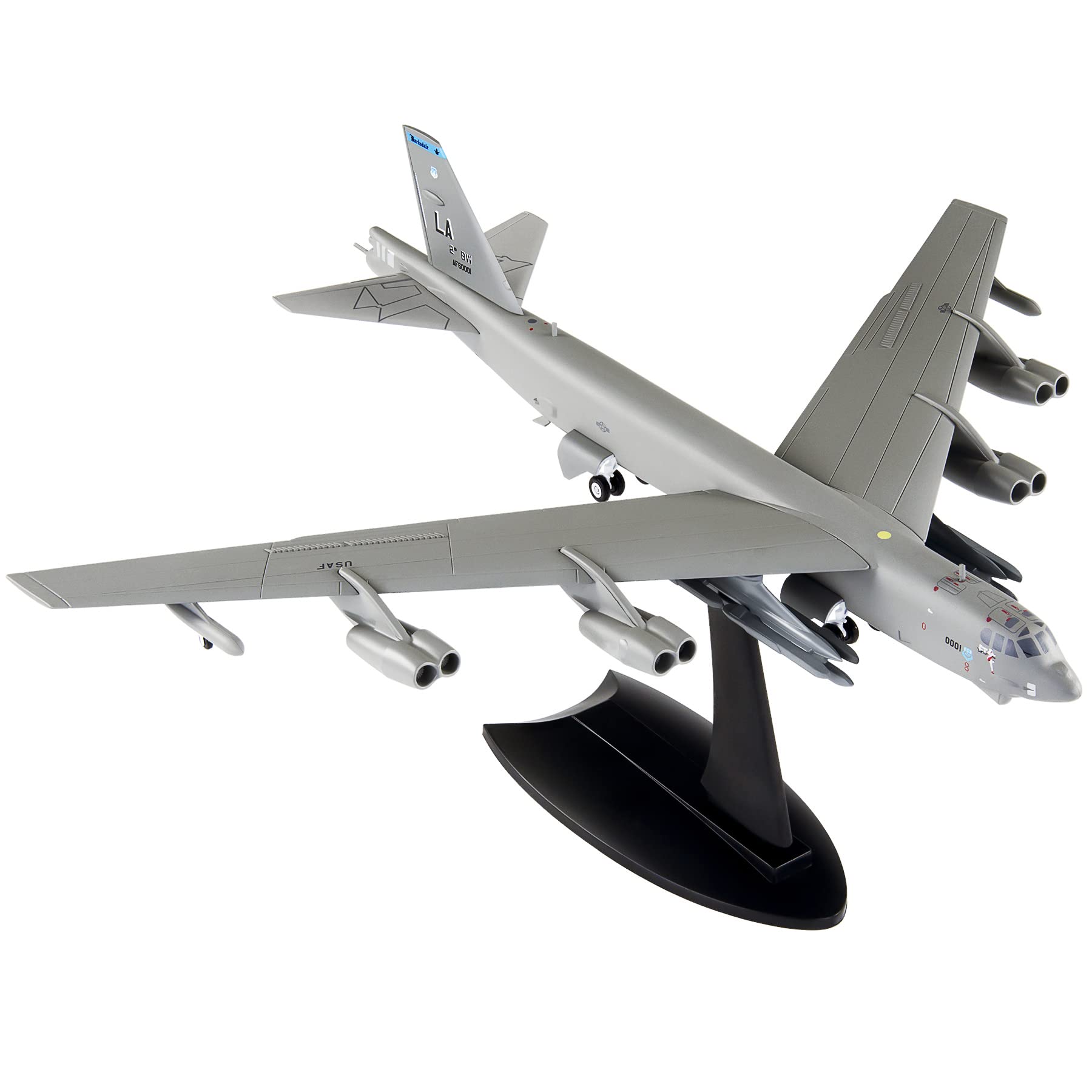 Busyflies Fighter Jet Model 1:200 B-52 Long-Range Subsonic Jet-Powered Strategic Bomber Plane Model Diecast Military Airplane Model for Collection and Gift