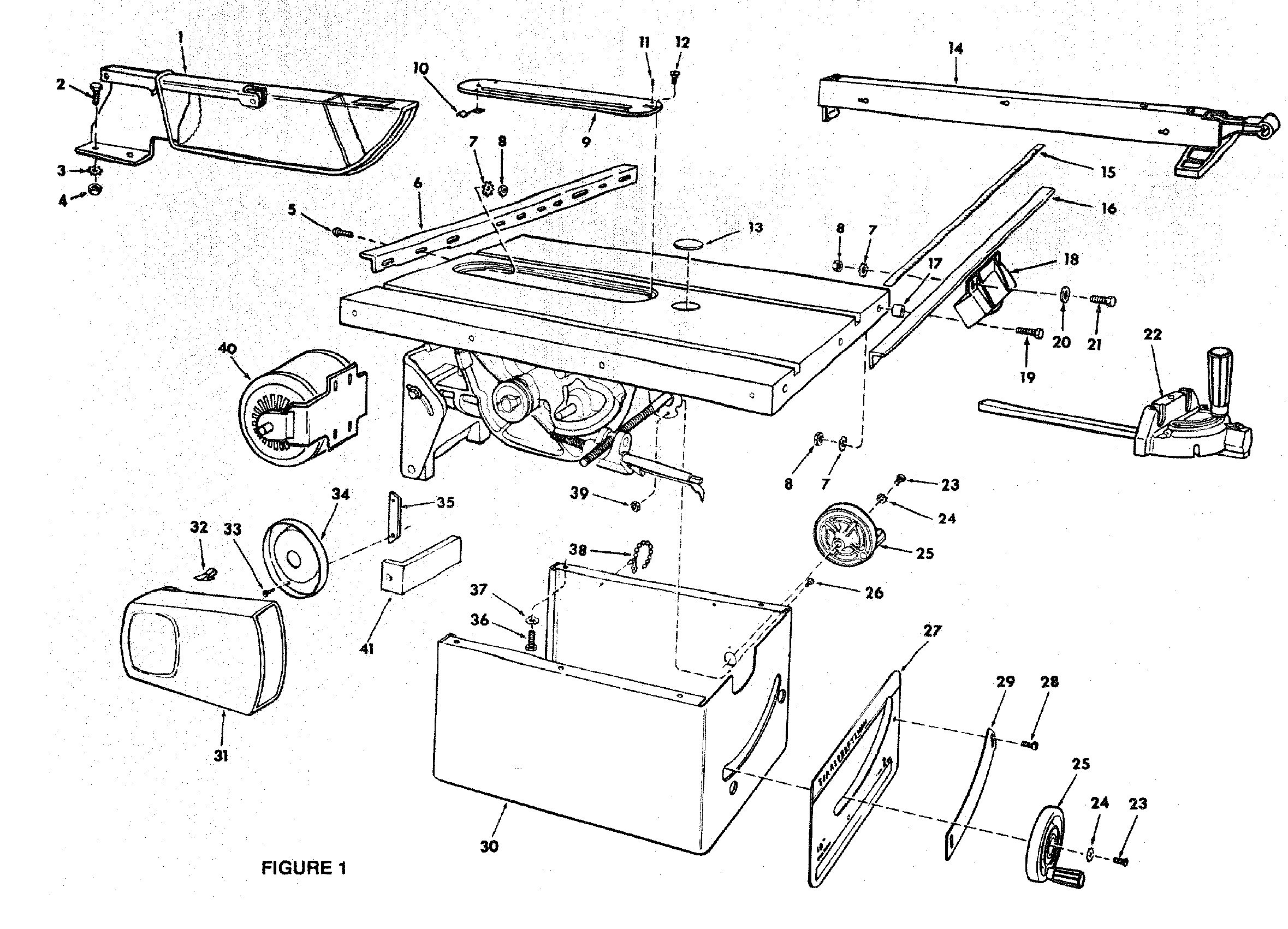 Craftsman 10" Contractor Table Saw Metal Handwheel Handle Crank 1/2" Tilt or Elevation Shaft
