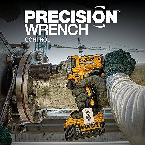 DEWALT 20V MAX* XR Cordless Impact Wrench Kit with Detent Pin Anvil, 1/2-Inch (DCF894P2)
