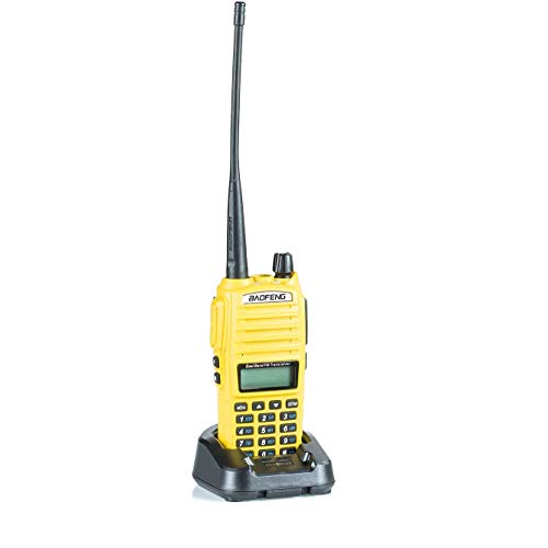 BaoFeng UV-82HP (Yellow) High Power Dual Band Radio: 136-174mhz (VHF) 400-520mhz (UHF) Portable Two-Way