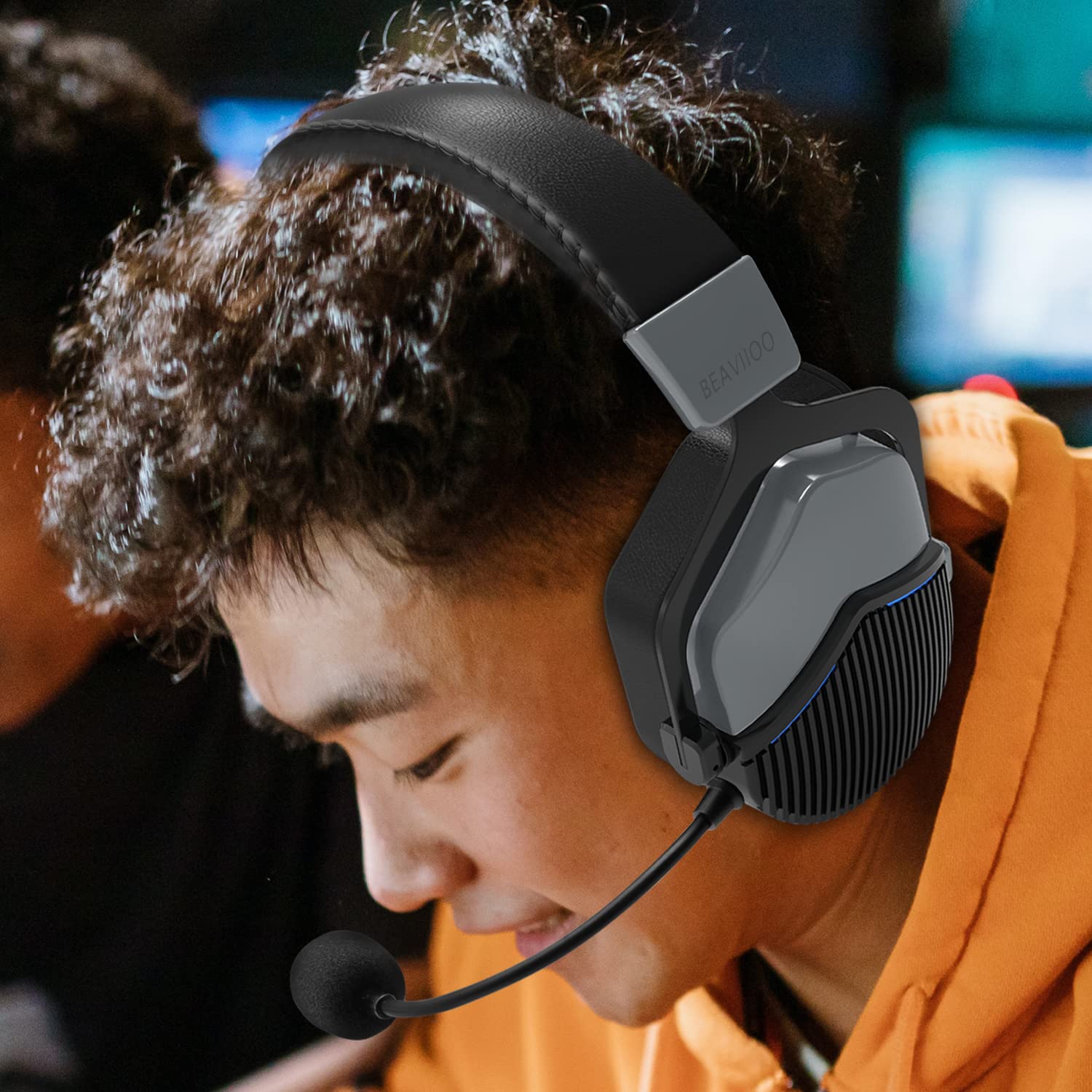 BEAVIIOO USB Receiver for HW02, Wireless Gaming Headset with Microphone USB Port