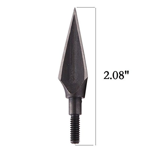 Archery Broadheads 100 Grain Traditional Hunting Arrow Head for Compound Bow,Pack of 6