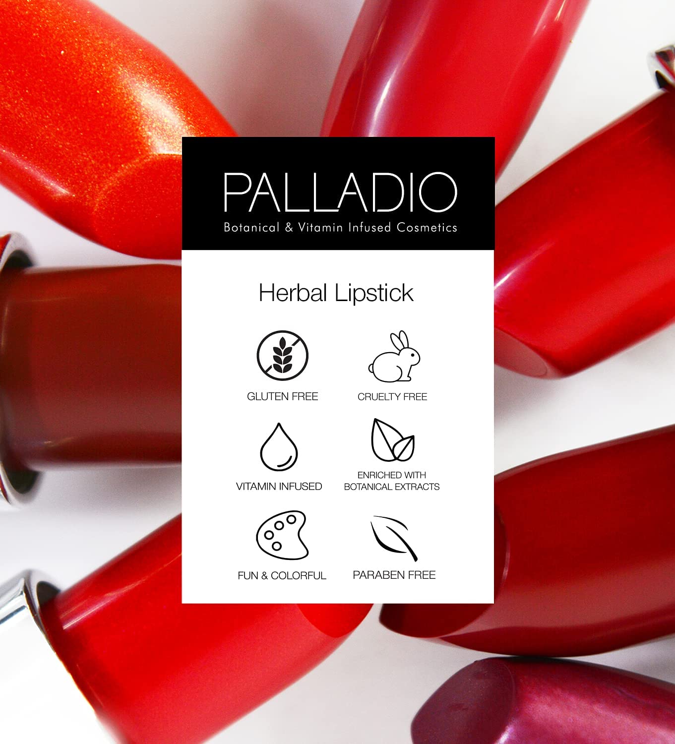 Palladio Herbal Matte Lipstick, Bella Pink, Creamy and Full Coverage Long Lasting Matte Lipstick