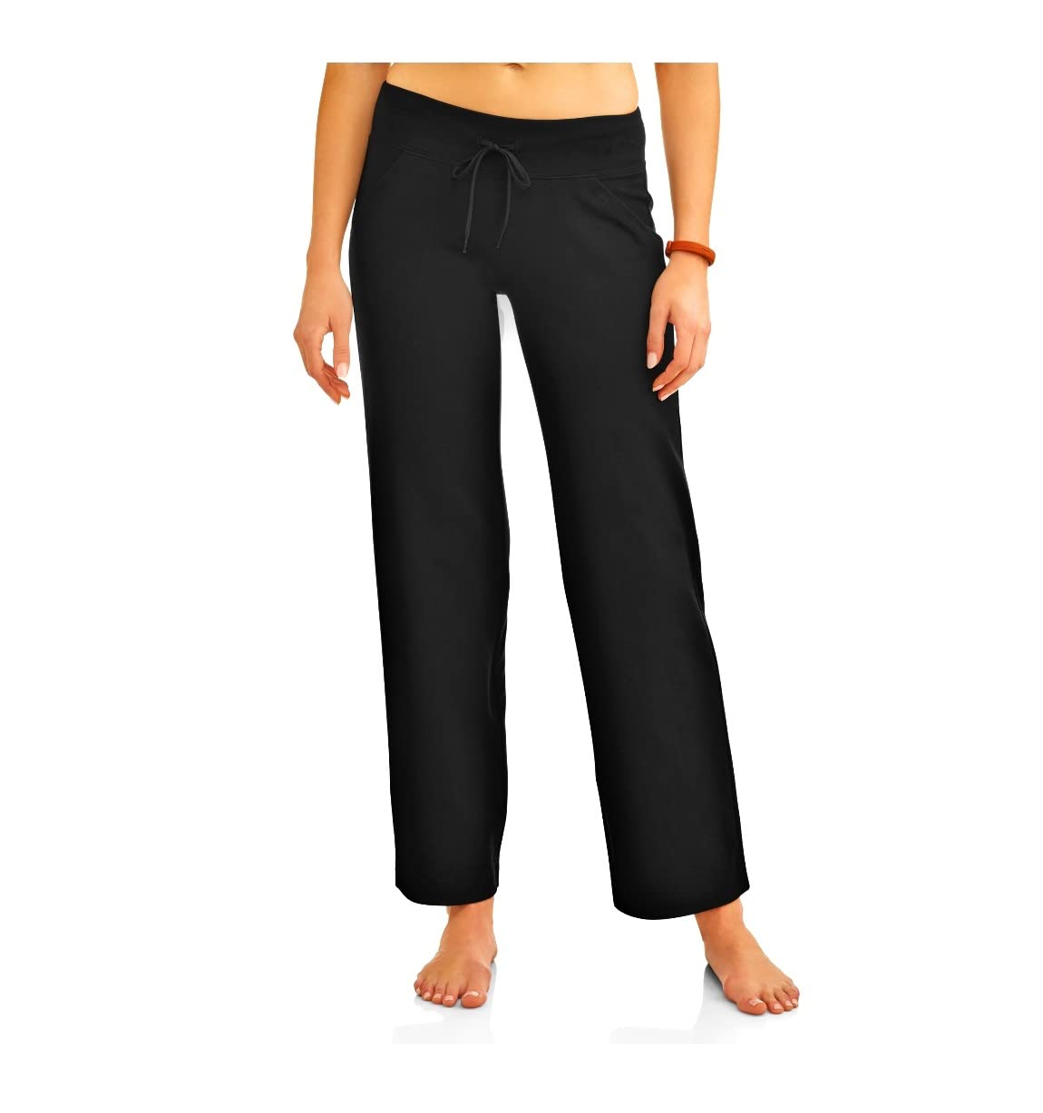 Athletic Works Women's Plus-Size Dri-More Core Relaxed Fit Workout Pant, Black, 5X