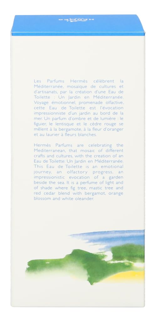Un Jardin En Mediterranee By Hermes For Women. Eau De Toilette Spray 3.3 Ounces