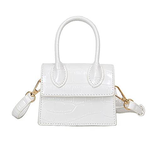 Barileadle Cute Mini Purse for Women,Trendy Mini Purse,Mini Bags for Women with Crocodile Pattern
