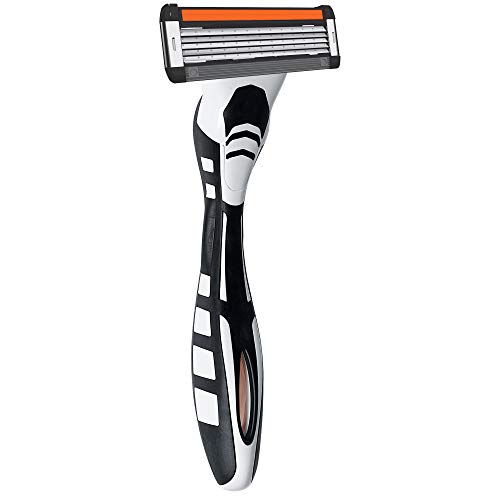 BIC Flex 5 Titanium Men's Disposable Razor, Five Blade, Pack of 10 Razors, Flexible Blades for an Ultra-Close Shave,10 Count(Pack of 1)