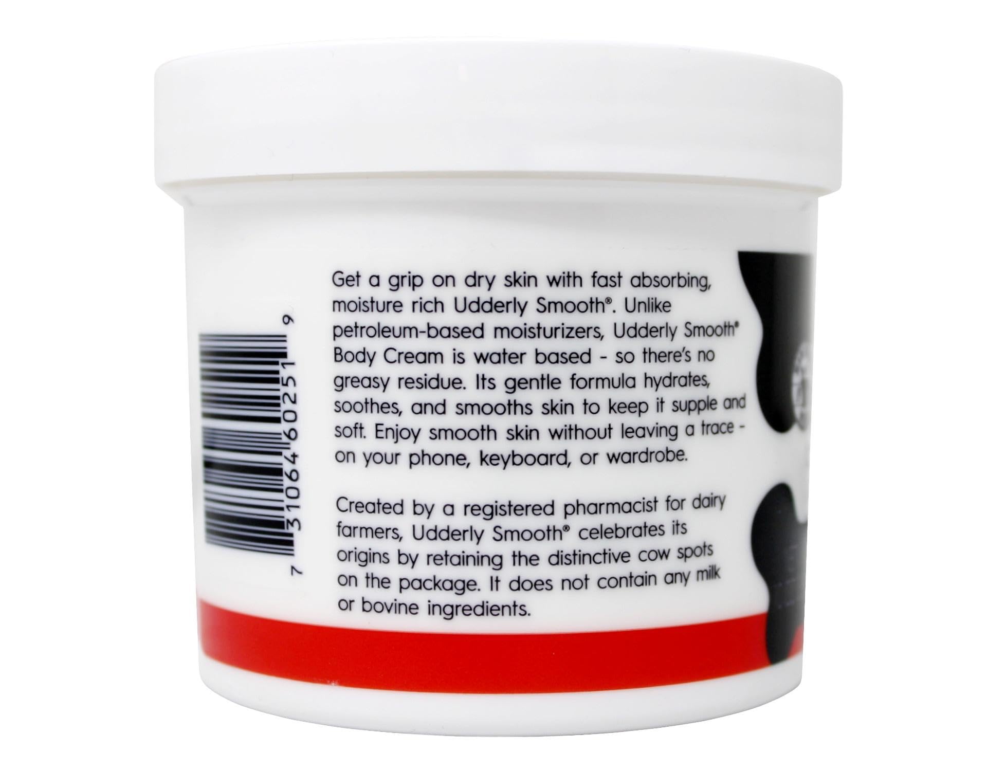 Udderly Smooth Cream, Skin Moisturizer, 10 Ounces.