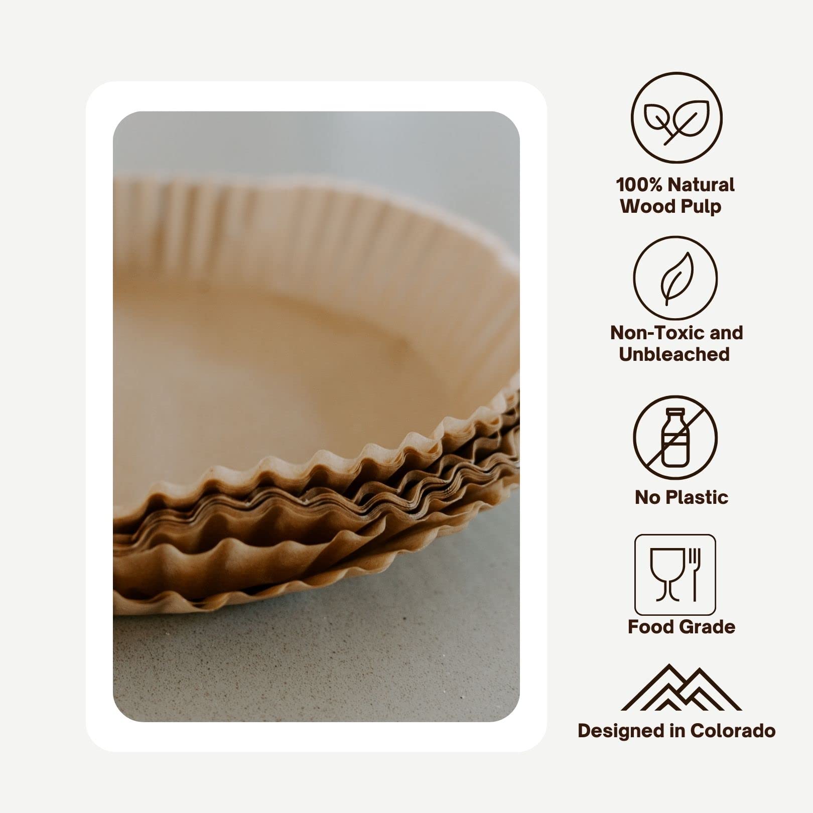 BakeBarn 9x13 Pre Formed Parchment Paper, Fits Any 9 x 13 inch Pan, Plastic Free Packaging with Storage Box, Natural Unbleached Food Grade Non-Stick Liners, Designed in USA, 50 Sheets