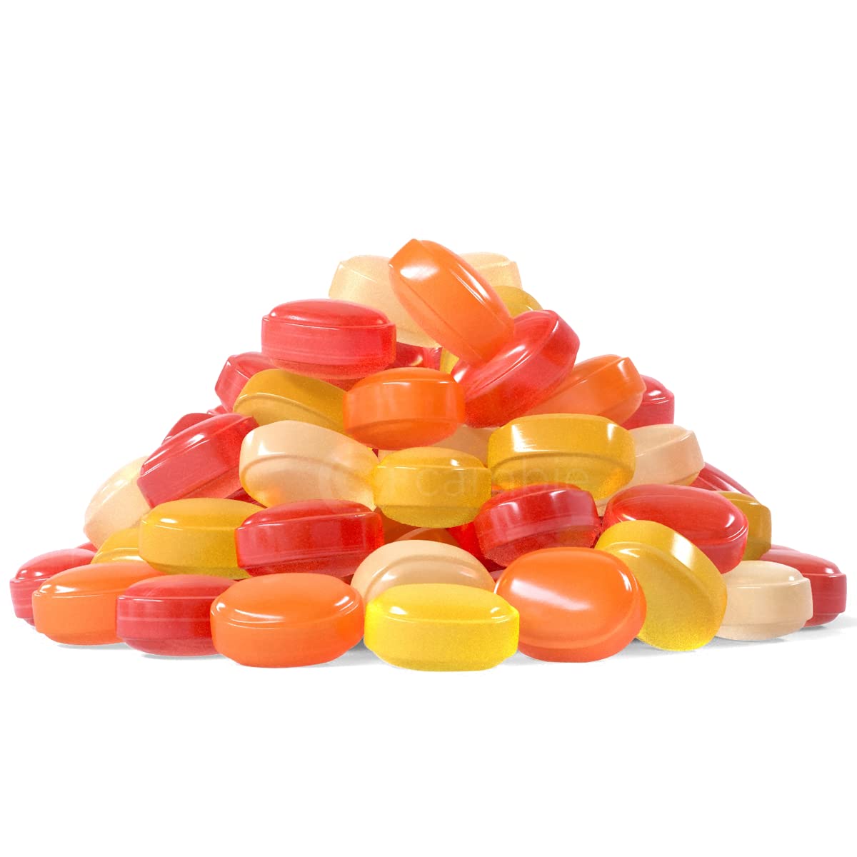 Arcor Fruit Filled Bon Bon Hard Candy by Cambie | Hard Fruit Candy with Soft & Chewy Interior | Individually Wrapped Bon Bons in Strawberry, Cherry, Pineapple, Orange & Lemon | Decadently Sweet Candy from Argentina (4 lb)
