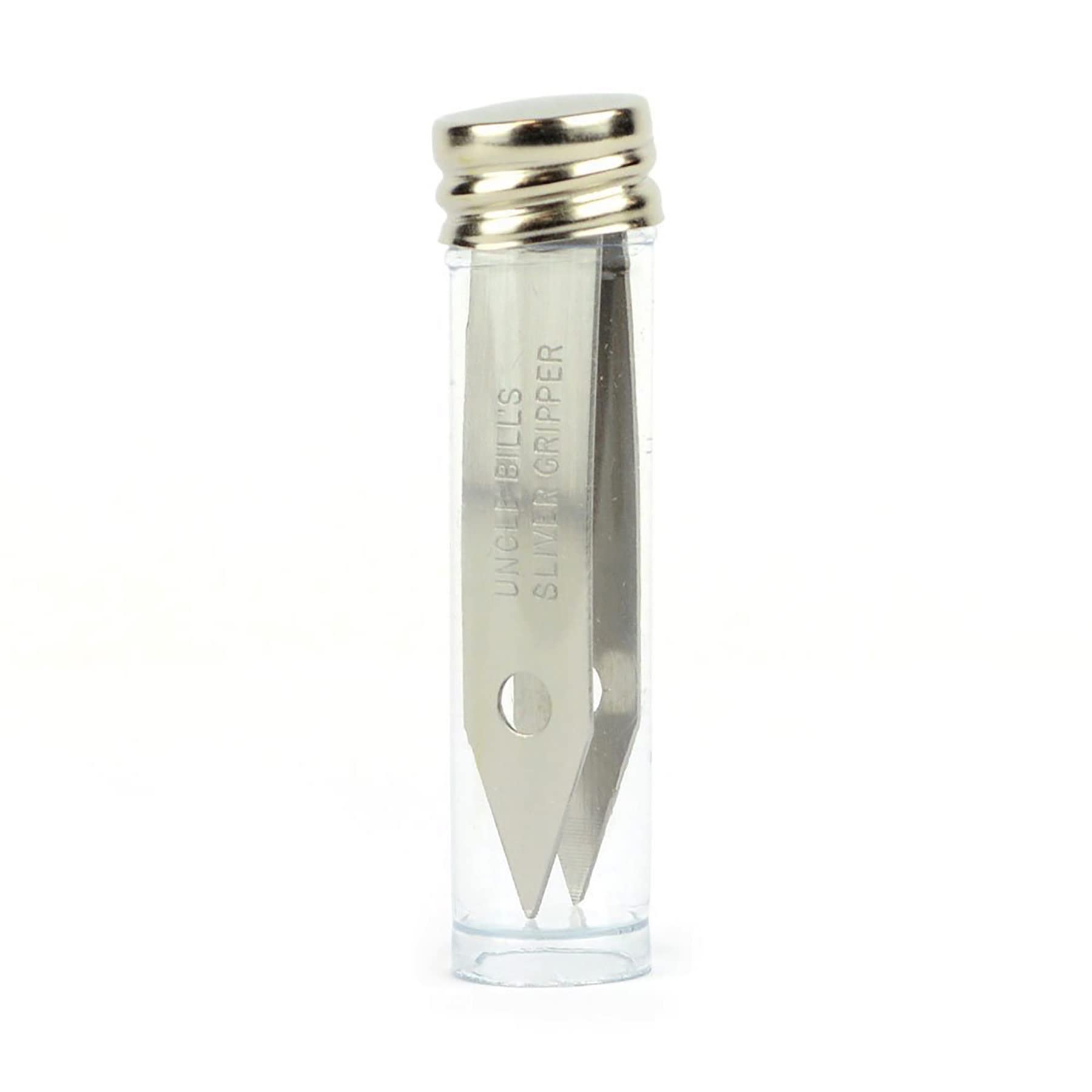 Sliver Gripper Precision Tweezers in a Recloseable Tube