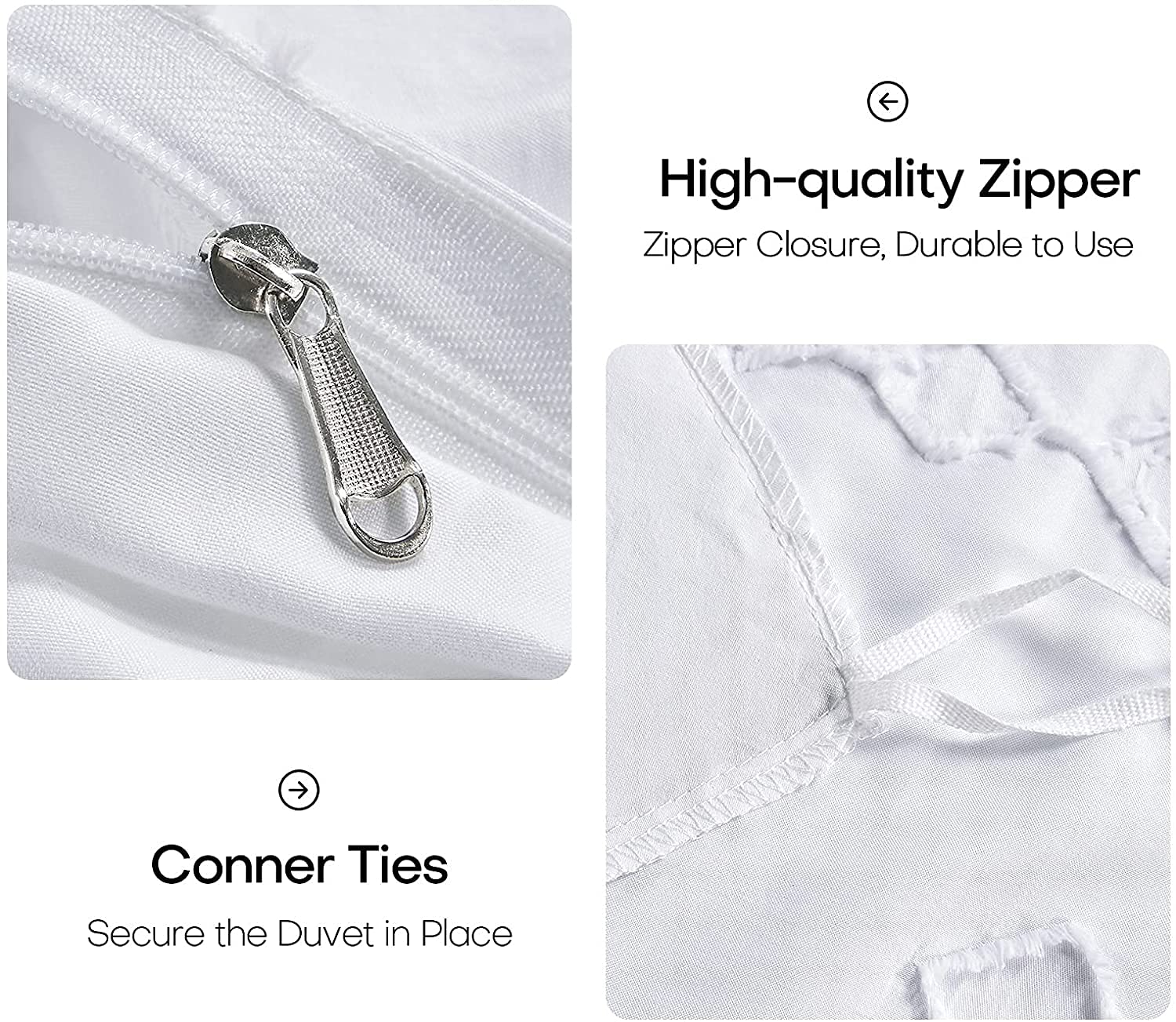 Navy Blue Duvet Covers Oversize King Size Brushed Microfiber Soft Light-Weight, King Duvet Cover Set - 3 Pieces with Zipper Closure, 1 Duvet Cover 98x120 inches and 2 Pillow Cases
