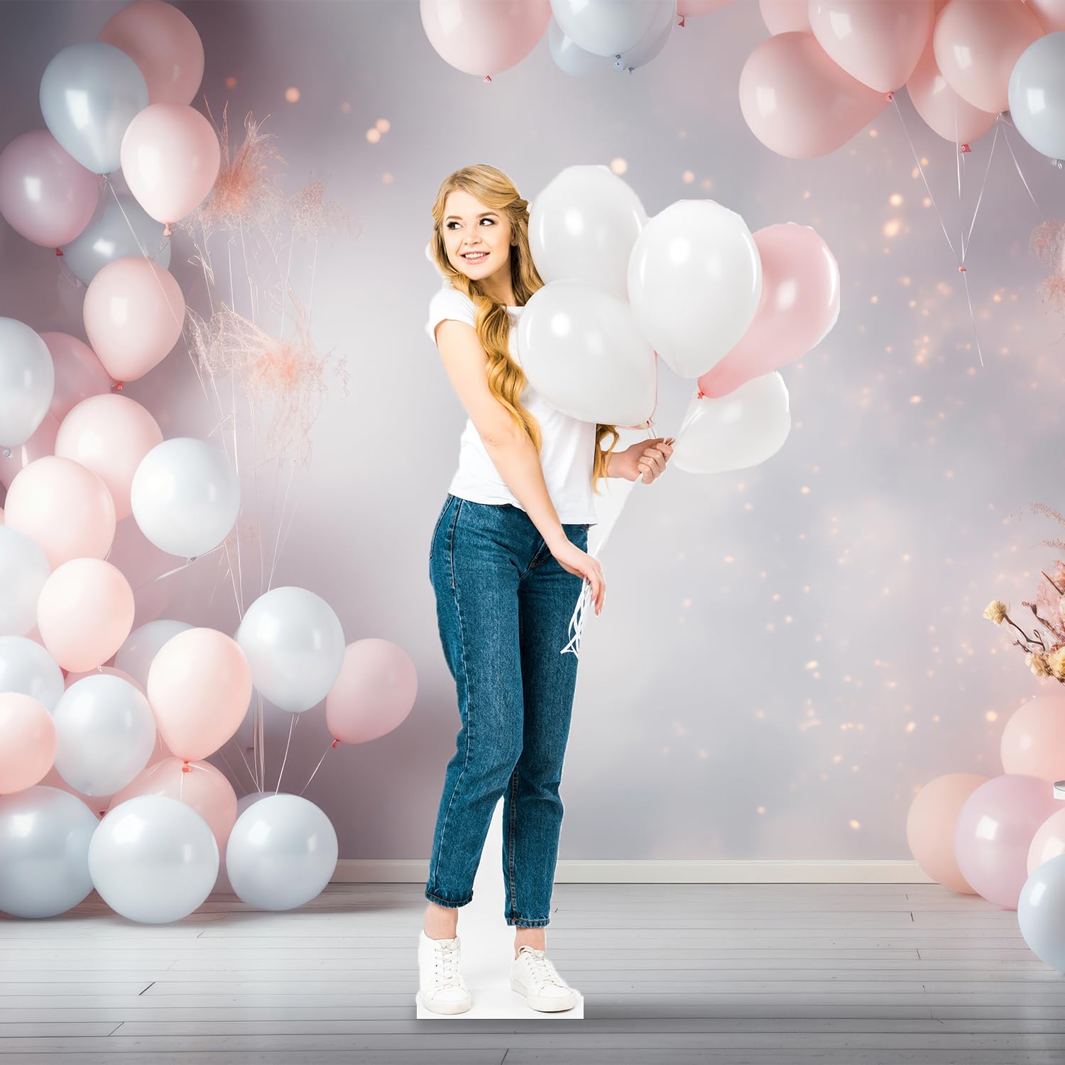 Custom Life Size Cardboard Cutout | Personalized High Resolution Stand Up | Upload Your Own Photo - Perfect for Wedding, Graduation, Birthday, 1-8 ft