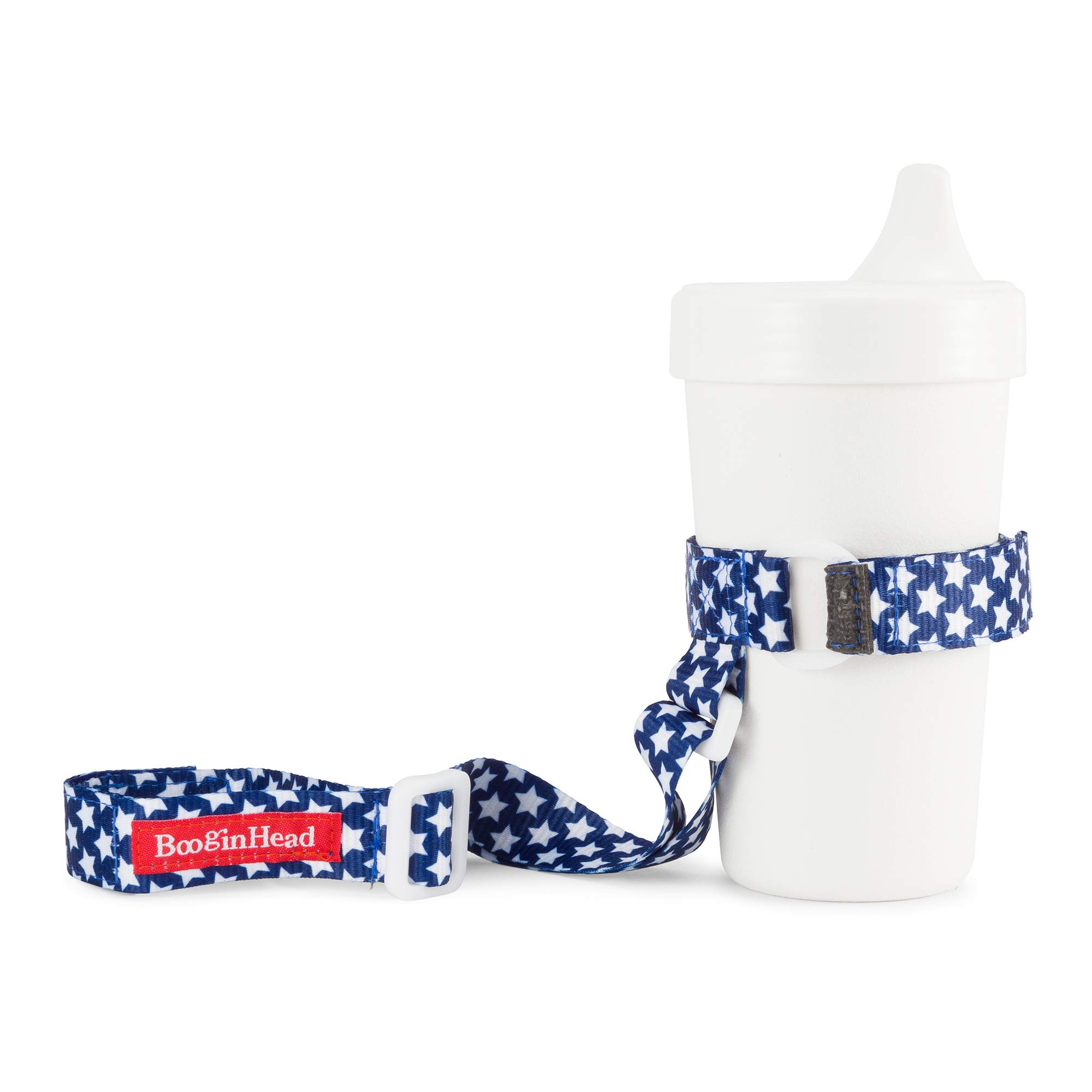BooginHead SippiGrip Sippy Cup Strap & Baby Bottle Holder, Black & Chevron , 3 Count (Pack of 1)
