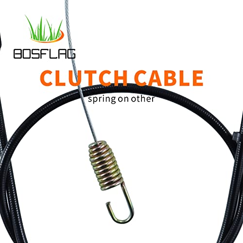 BOSFLAG 946-04007 Auger Engagement Cable Replaces MTD 946-04007 Auger Cable, Troy-Bilt 946 04007 Cable, MTD 94604007, MTD 746-04007 Clutch Cable, MTD 746 04007 Auger Control Cable, MTD 74604007