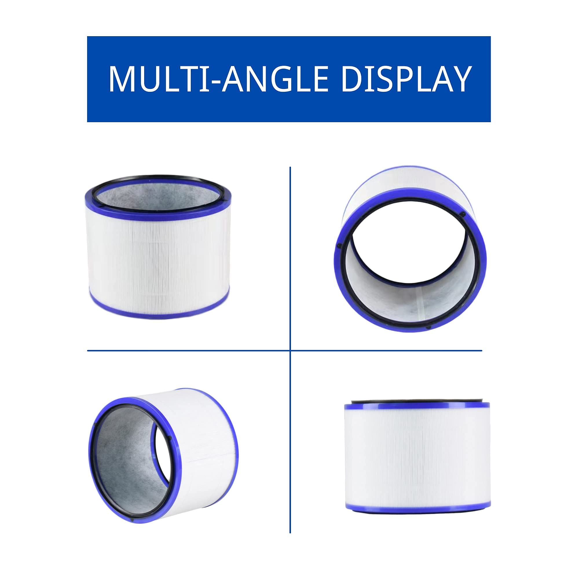 LIANRUN Replacement Filter for Dyson HP00 HP01 HP02 HP03 DP01 DP02 DP03 HEPA Compatible with Desk Replace Part # 968125-03 for Dyson Pure Hot Cold Link Fans