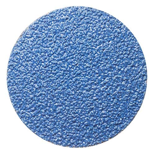 Benchmark Abrasives 2" Quick Change Zirconia Sanding Discs with a Male R-Type Backing Surface Finish Grind Polish Burr Rust Paint Removal Use with Die Grinder (25 Pack) - 60 Grit