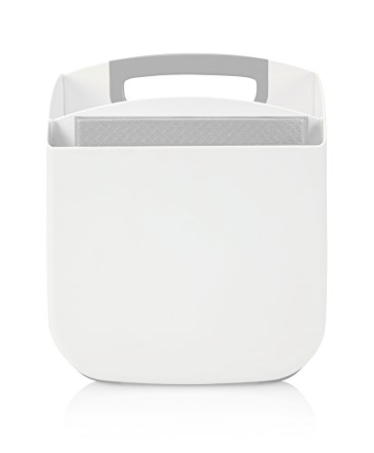 Ubbi Portable Diaper Changing Station Diaper Storage Caddy Organizer with Folding Changing Mat, Stores Baby Diapers, Wipes and Baby Accessories, Gray