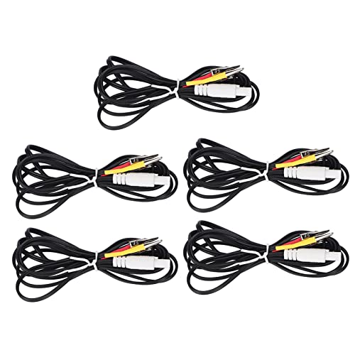 Clip Electrode Wire, 5pcs Black TENS Electrode Wire for Men Women for Travel