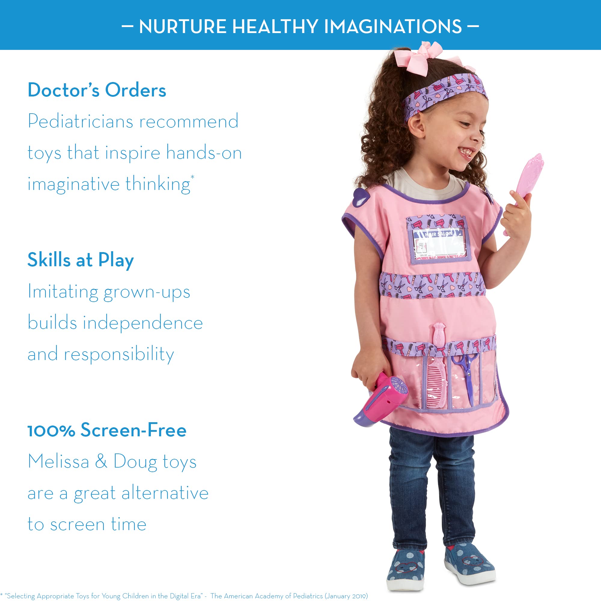 Melissa & Doug Hair Stylist Role Play Set (FFP)