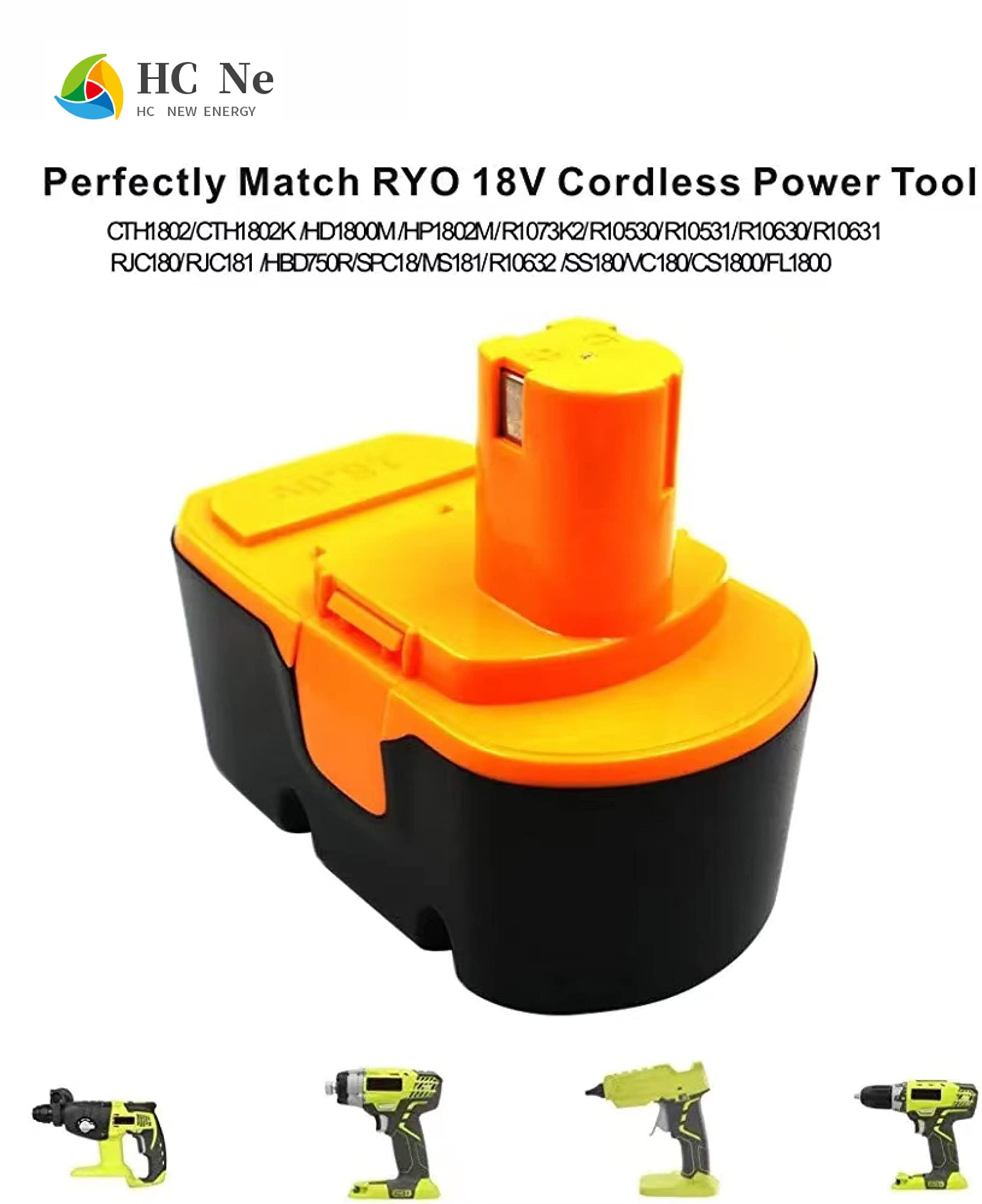 KUDLI 3500mAH Battery Compatible for Ryobi 18V Battery One+ Power Tools Replace for1400672, B-1815-S P101 ABP1803 BPP1820 1322401 1400672 130224007 1323303 Battery Cordless Power Tools
