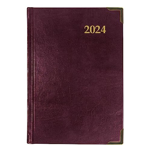 Brownline 2024 Executive Daily Planner, Appointment Book, 12 Months, January to December, Sewn Binding, 7.125" x 4.875", Trilingual, Assorted Colors (CBE504.ASX-24)
