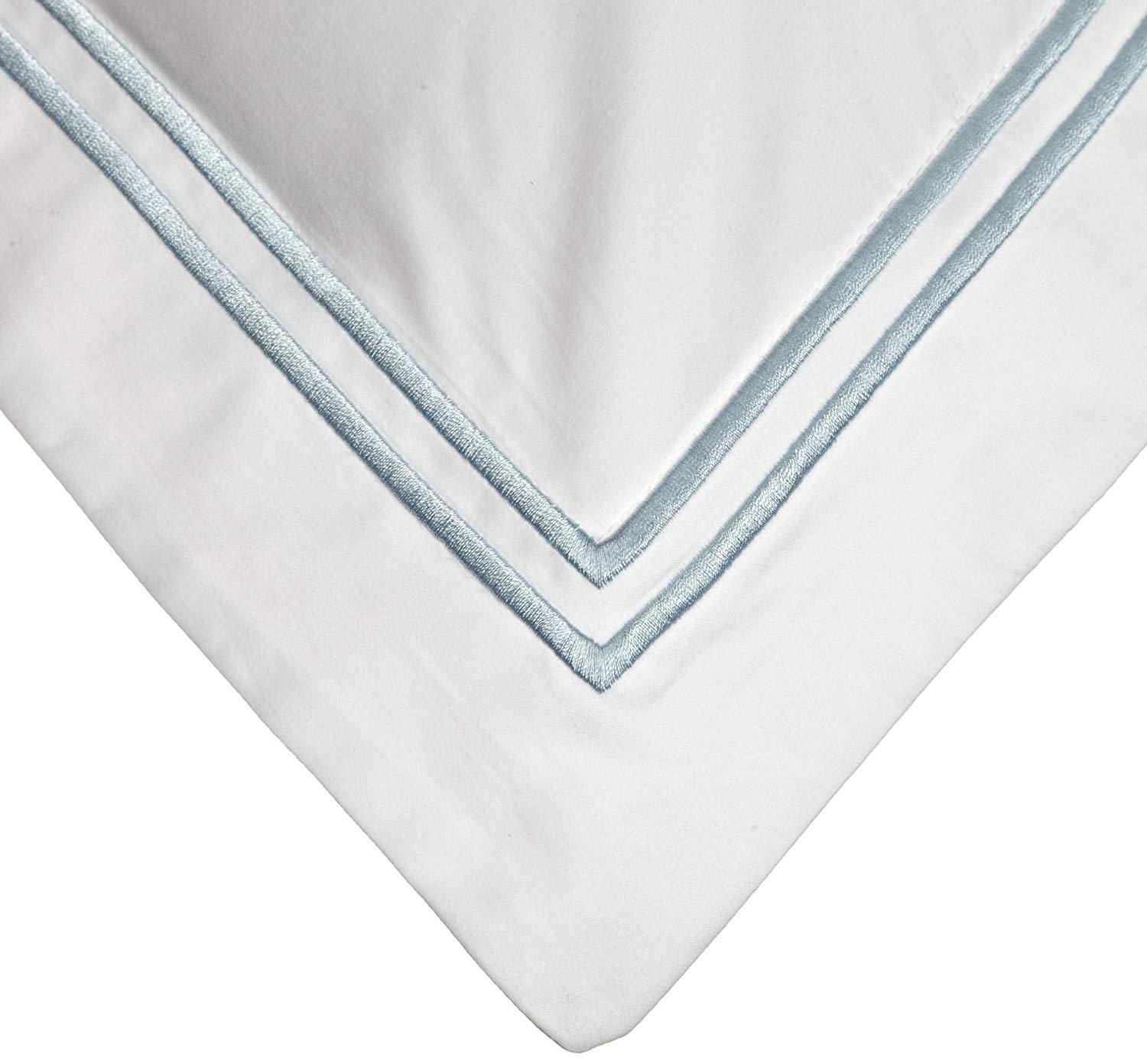 Dornick Decor 400 Thread Count 100% Cotton Sateen Duvet Cover Set Twin XL Light Blue