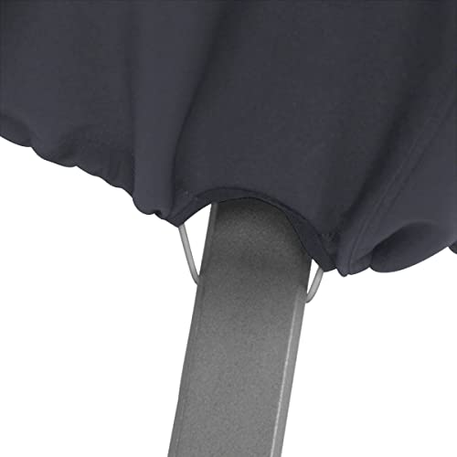 Classic Accessories Water-Resistant 42 Inch Square Fire Pit Table Cover, Outdoor Table Cover,Black