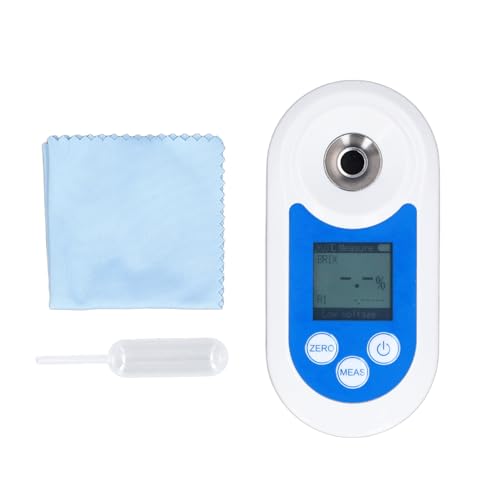 Digital Sugar Refractometer High Accuracy Sweetness Meter Fruit Vegetables Drinks Tester for Home Kitchen Lab