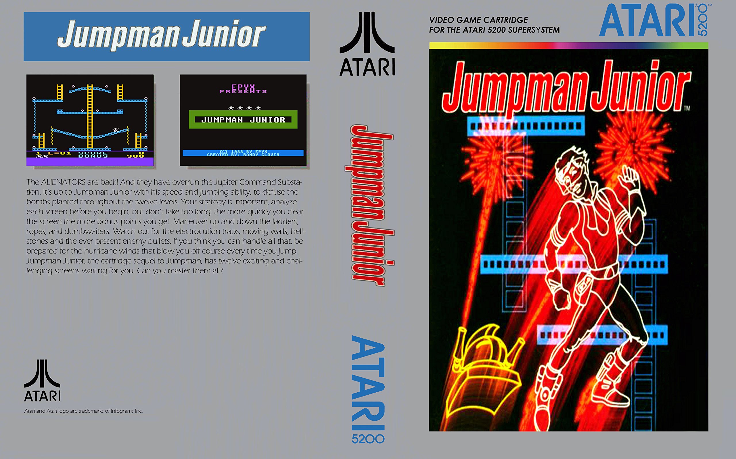 JUMPMAN JUNIOR, ATARI 5200
