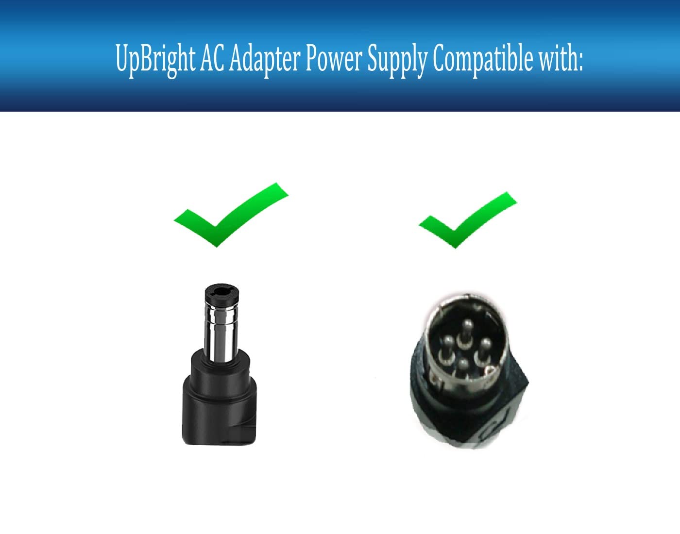 UPBRIGHT 4-Pin DIN 12V AC/DC Adapter Compatible with CWT KPL-060F KPL-060F-VI KPL060F KPL-060FVI KPL060F-VI KPL060FVI Channel Well Technology 12VDC 5A 60W Power Supply Cord Battery Charger Mains PSU