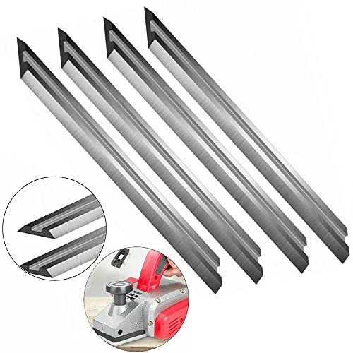 CREAP 4Pcs Planing Blade Reversible Blade 102mm for Carbide Wood Blade