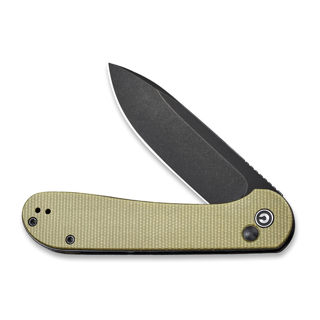 CIVIVI Elementum Flipper Knife Bundled with Button Lock Elementum, Great EDC folding Knife Companion