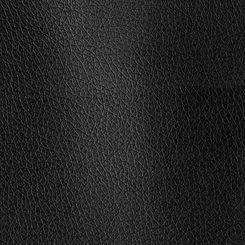 Space Seating 335 Series Professional Air Grid Back Adjustable Office Chair with Thick Padded Bonded Leather Seat and Heavy Duty Aluminum Base, Black