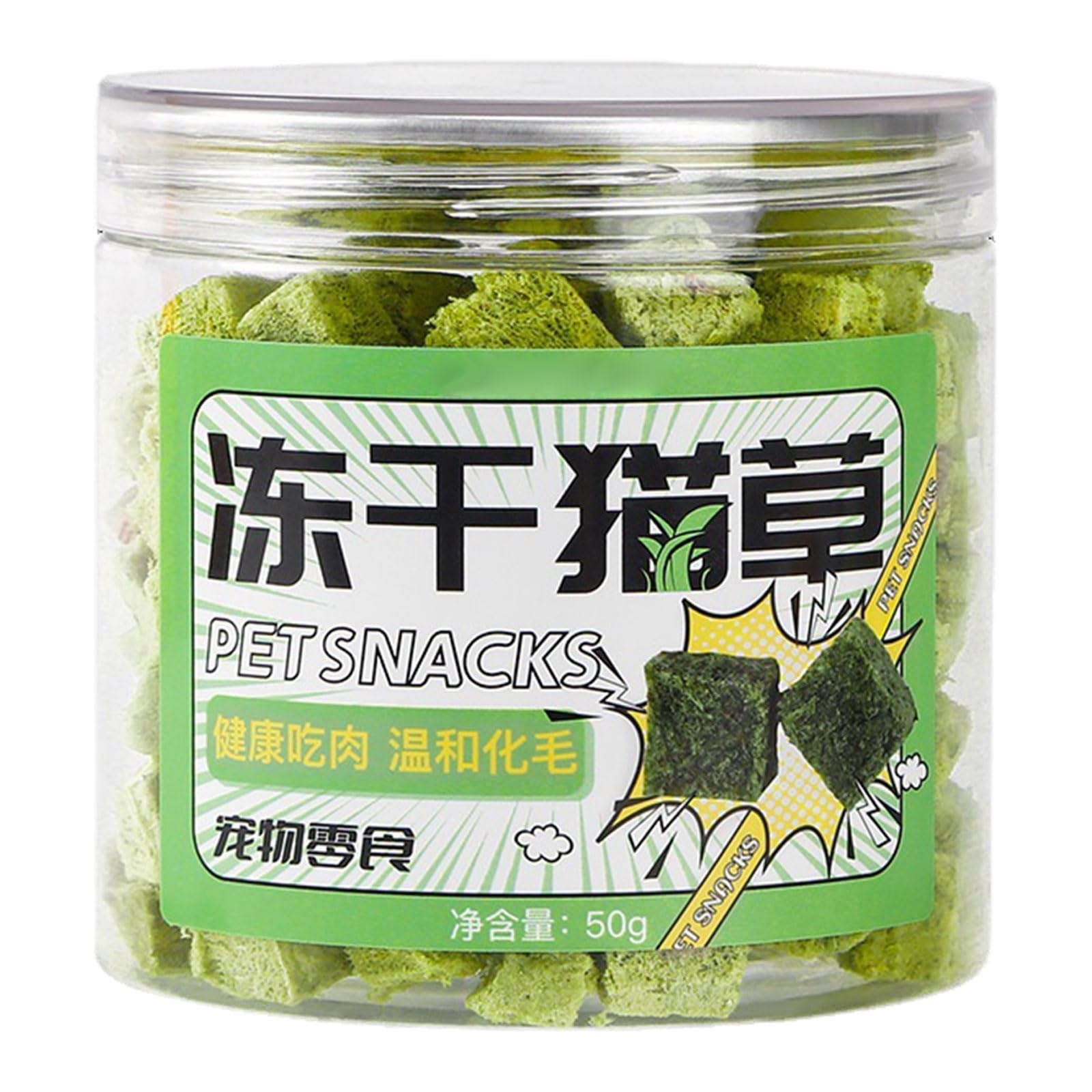 XISAOK Natural Cat Grass Wheatgrass Chewing Snacks Keep Your Cat Active and Happy Promote Dental Care Wheatgrass for Kitten
